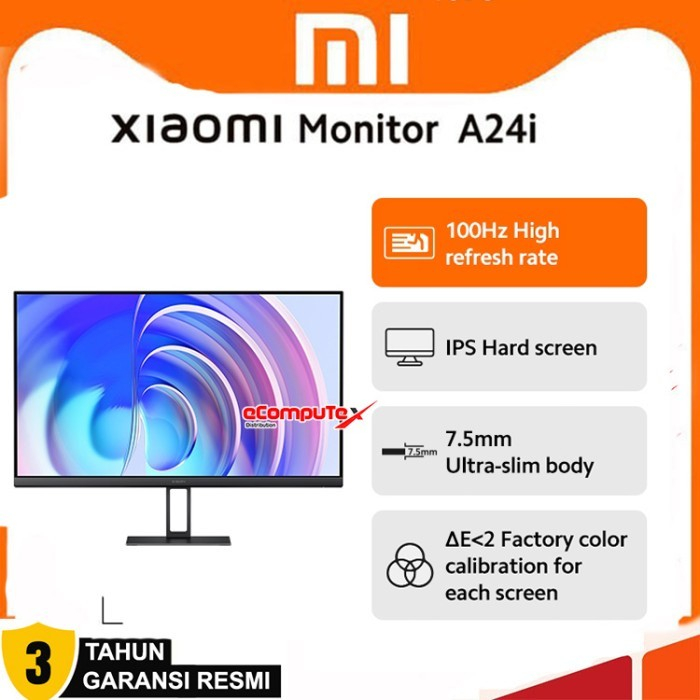 Jual XIAOMI MONITOR DESKTOP LED A24i 1080P FHD IPS 100Hz 23.8"INCH ...