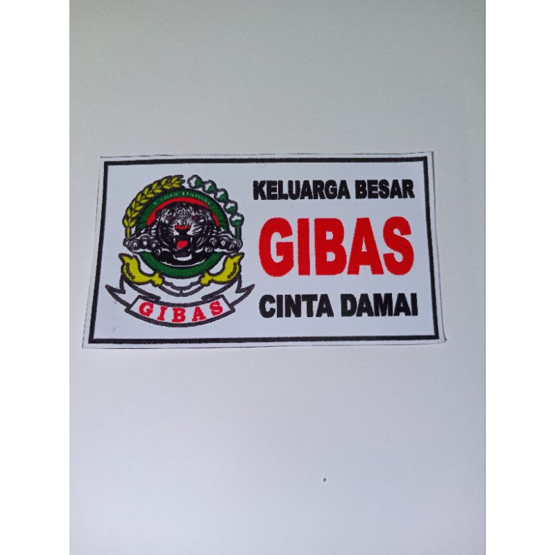 Jual Stiker Gibas Indonesia/Stiker Keluarga Besar Gibas/Stiker Gibas ...