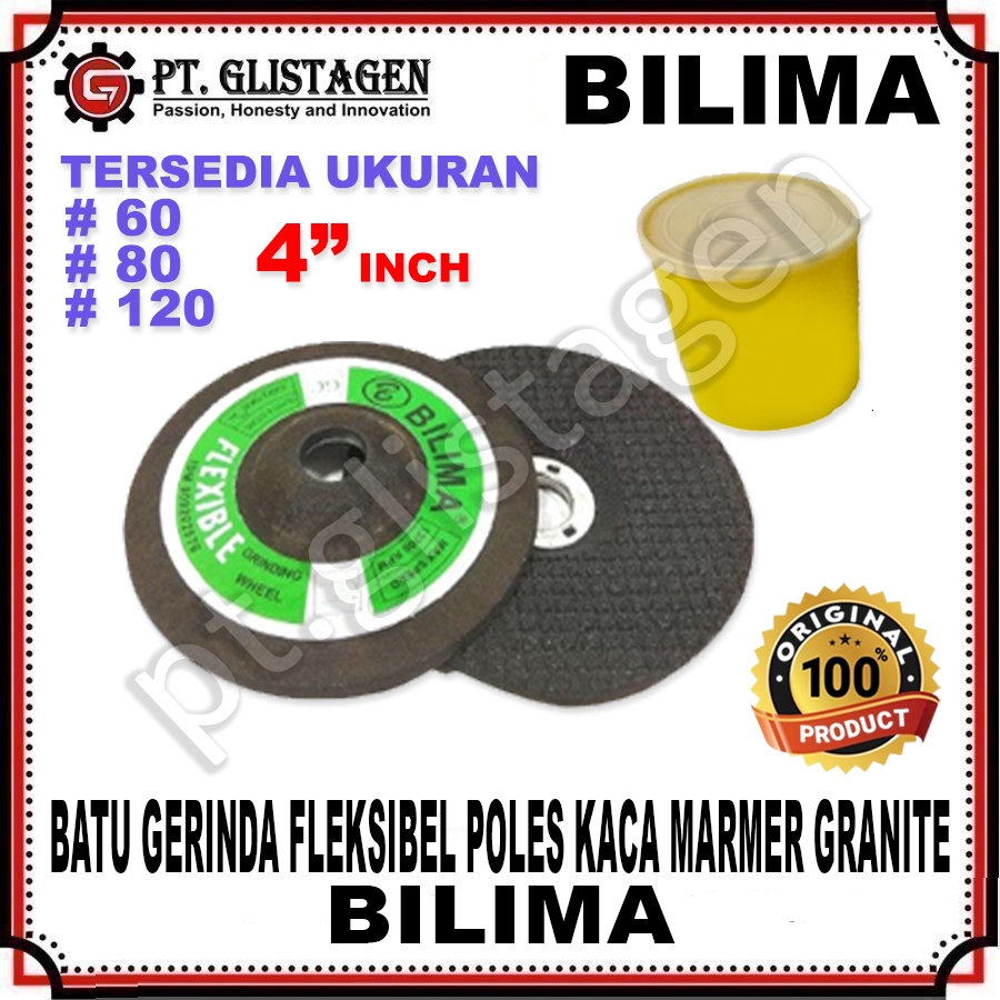 Jual BILIMA Batu Gerinda Fleksibel Poles Kaca Marmer, Granit 4 ...