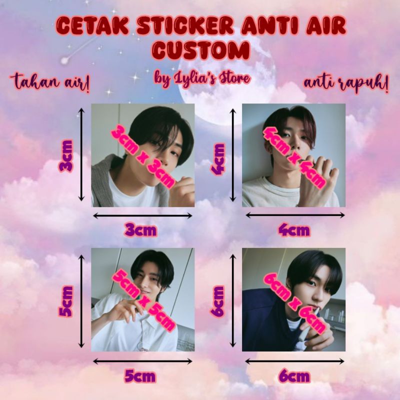 Jual CEK DESKRIPSI ️OPEN ORDER ️ CETAK STICKER / STIKER VYNIL / ANTI ...