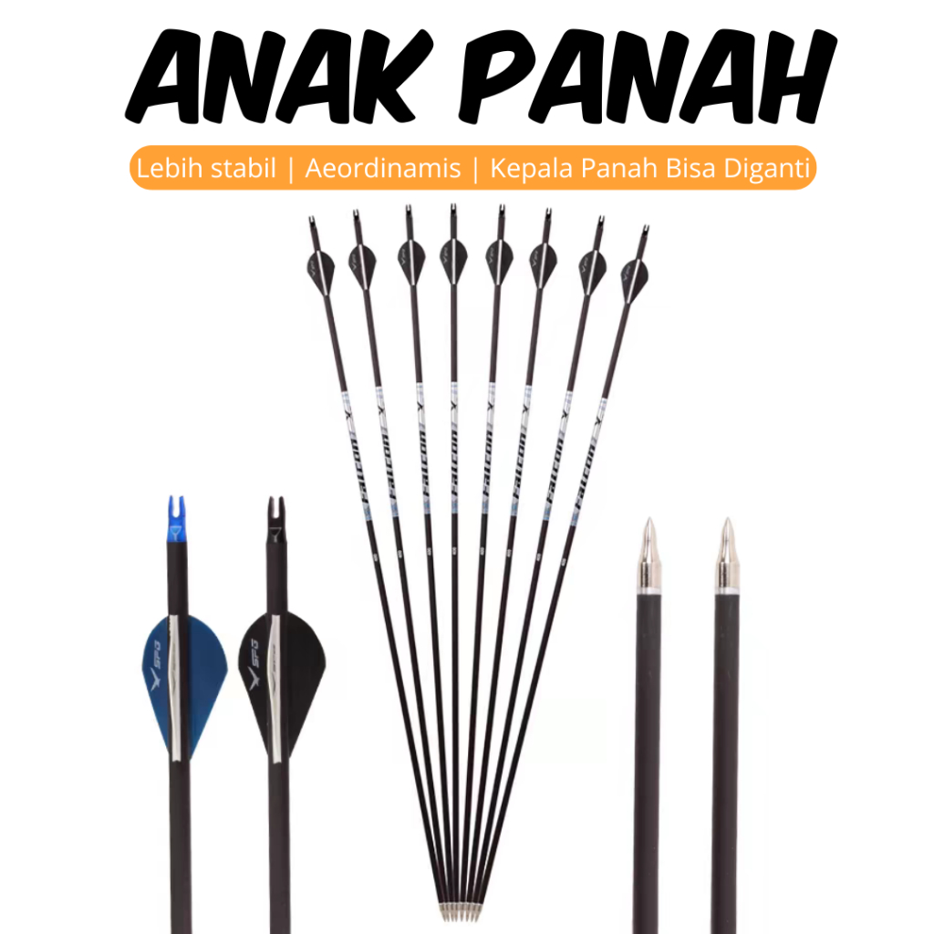 Jual Arrow 6mm Spine Anak Panah Carbon / Arrow Carbon Spine Anak Panah ...