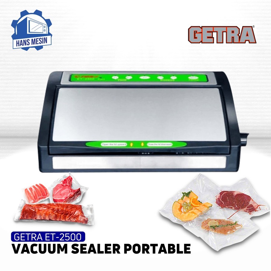 Jual Mesin Vacuum Sealer Portable Getra ET-2500 | Shopee Indonesia