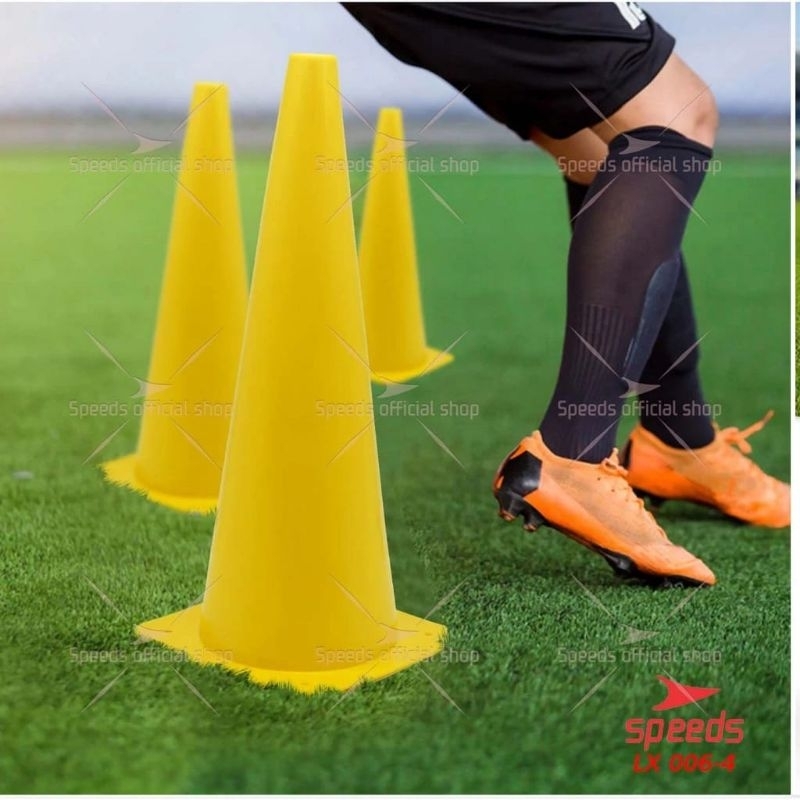 Jual Speeds Cone kerucut 47cm marker penanda sepak bola futsal latihan ...