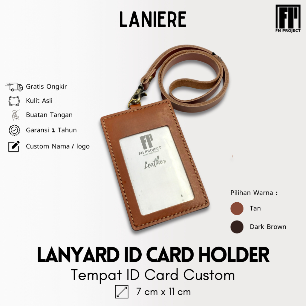 Jual POLOSAN TANPA GRAFIR - LANYARD ID CARD HOLDER KARYAWAN PEGAWAI ...