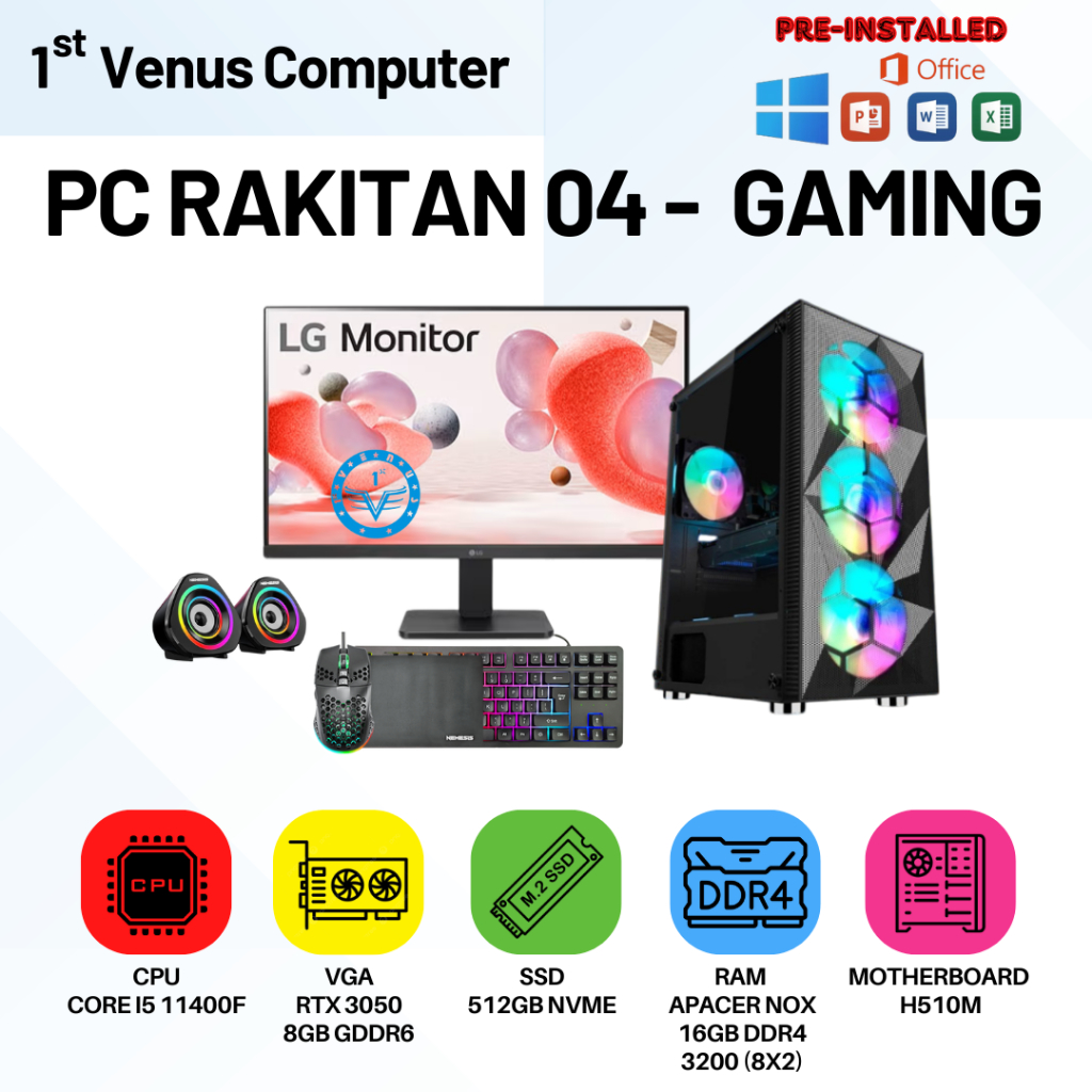 Jual Pc Rakitan Gaming - 04 / PC Rakitan Gaming Fullset Murah Core I5 ...