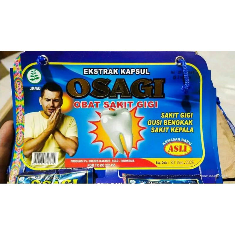 Jual OSAGI Obat Sakit Gigi Hanger isi 20 Saset | Shopee Indonesia