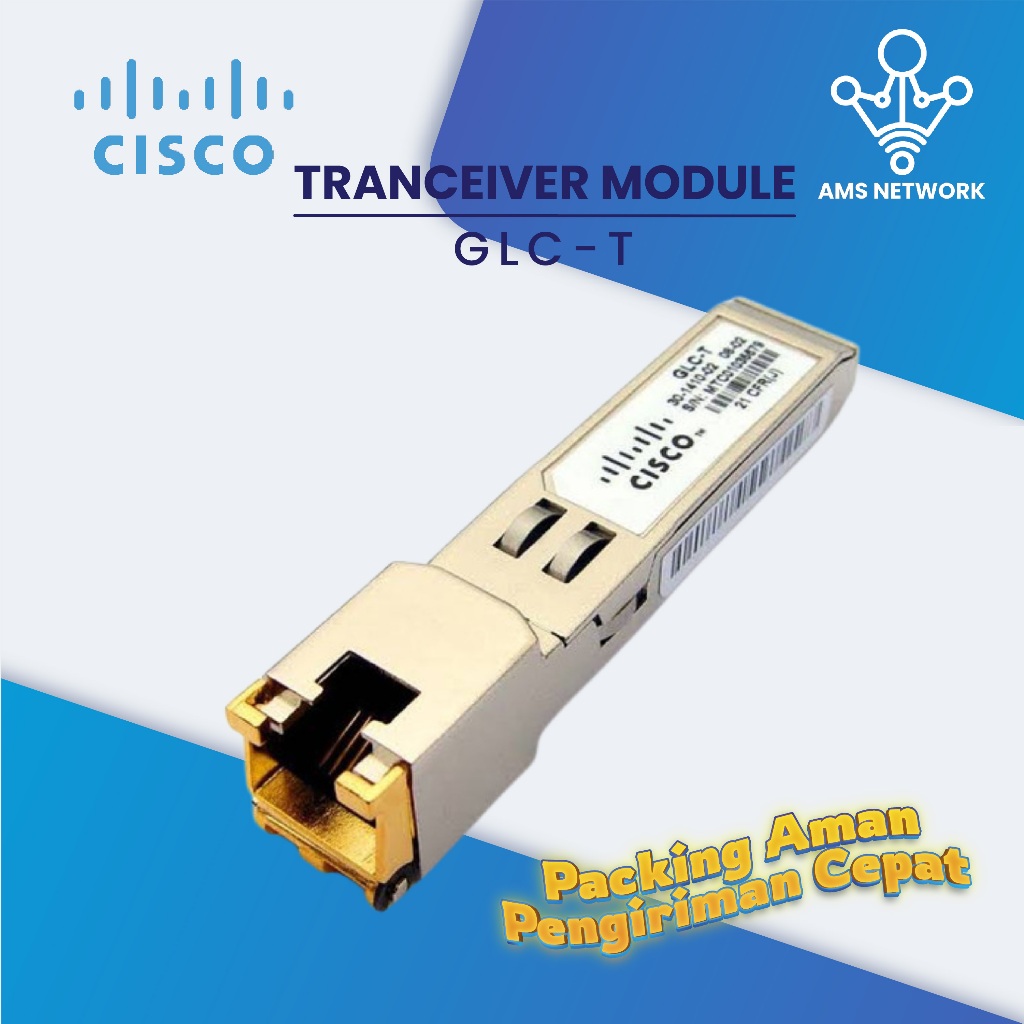 Jual Module Transceiver Receiver Cisco GLC-T 1000BASE-T SFP for Category 5 copper | Shopee Indonesia