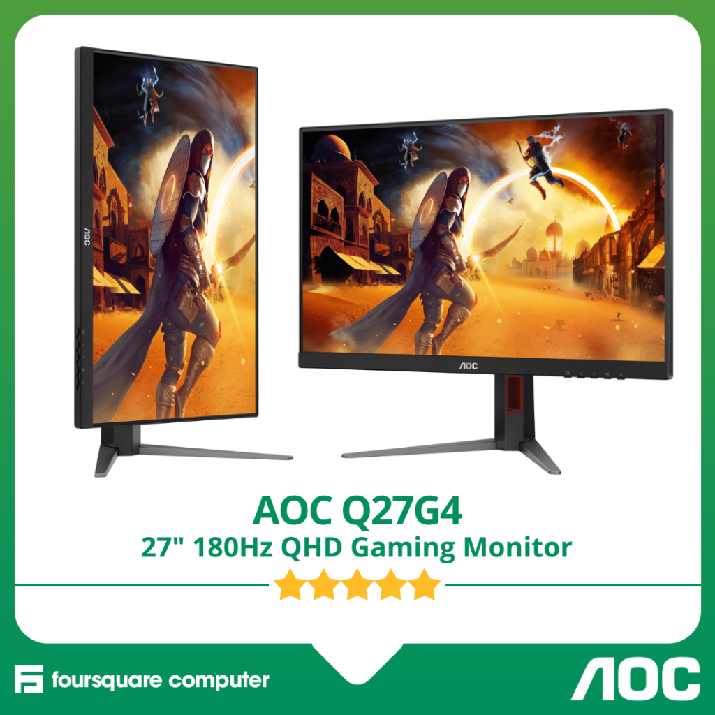 Jual LED Gaming Monitor AOC Q27G4 27 Inch IPS QHD 180Hz | Shopee Indonesia