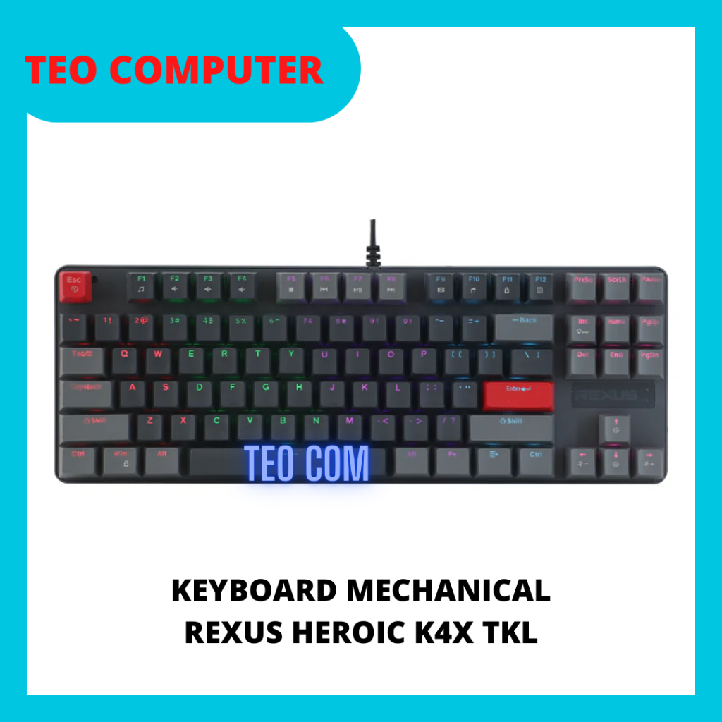 Jual KEYBOARD REXUS MECHANICAL HEROIC KX4 / KEYBOARD GAMING RGB ...