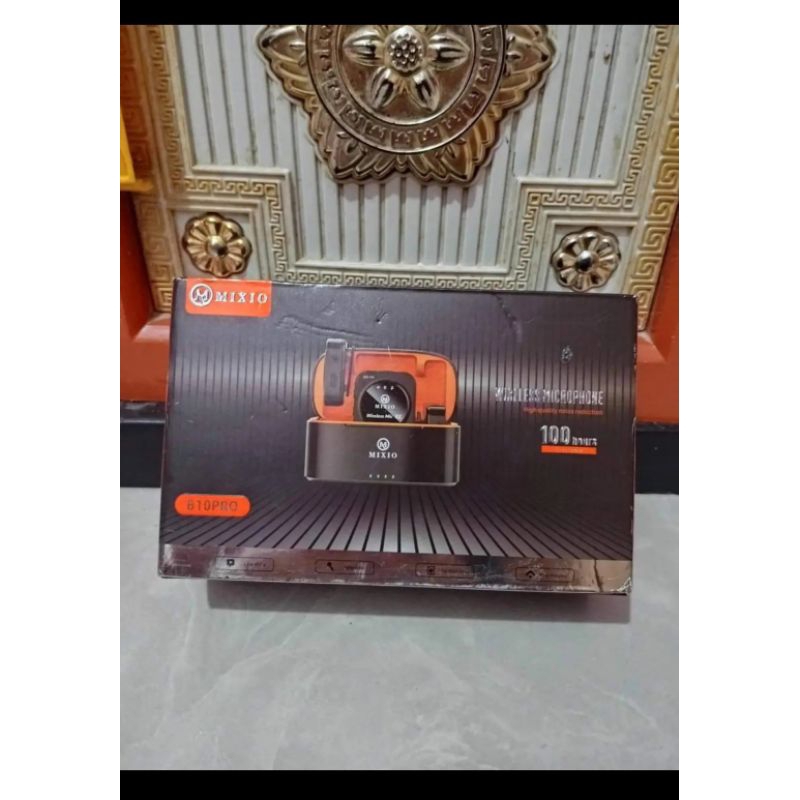 Jual Mixio b10 pro type x micropone mix wirelles live on hp camera ...