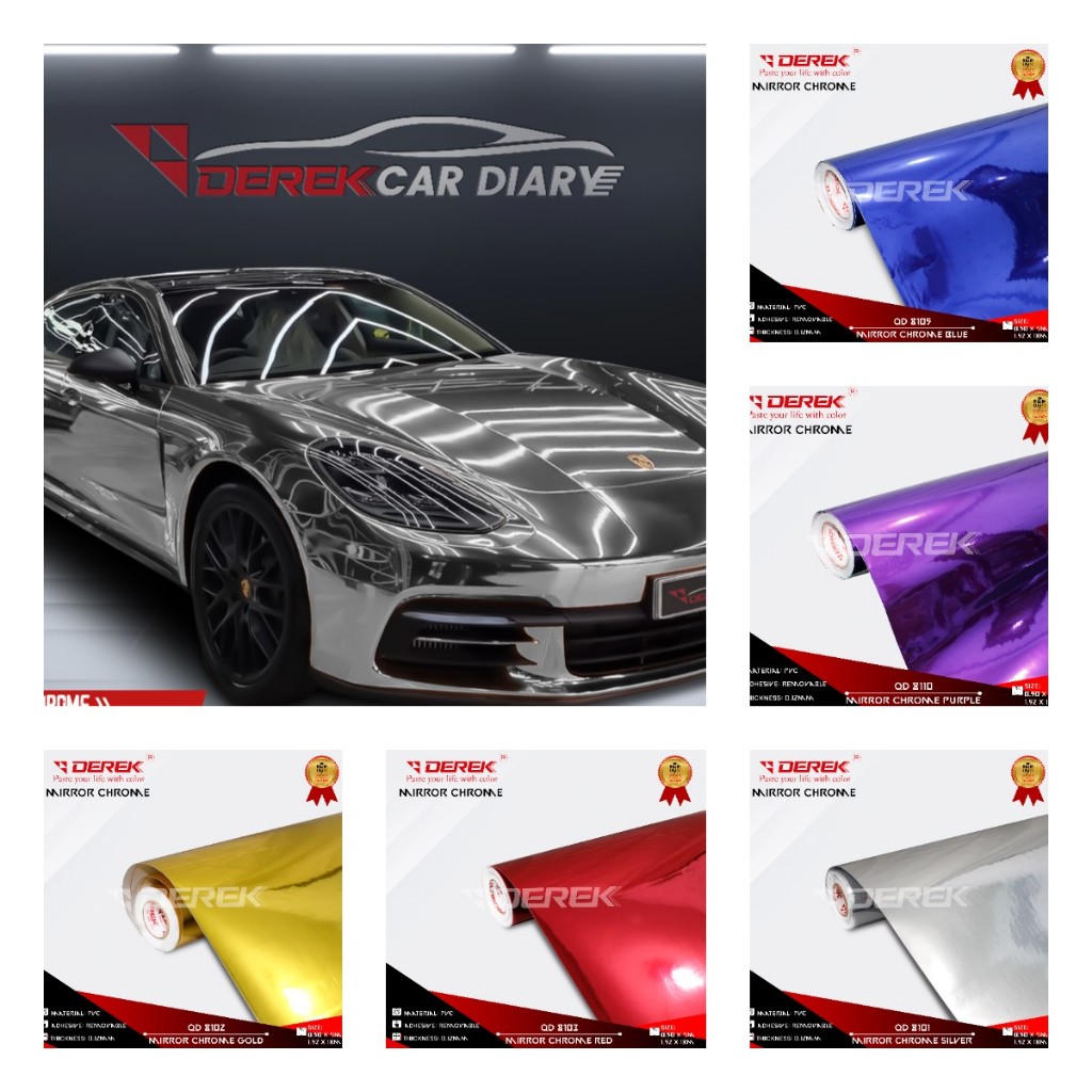 Jual STIKER MIRROR CHROME / STIKER DEREK / Stiker Premium | Shopee ...