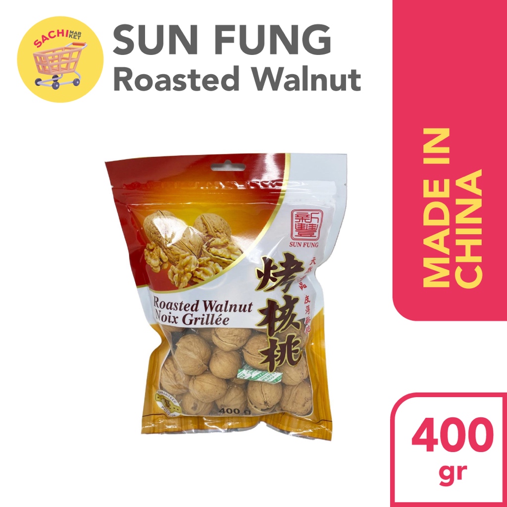 Jual SUN FUNG Roasted Walnut / Kacang Panggang / Kenari Panggang (400gr ...