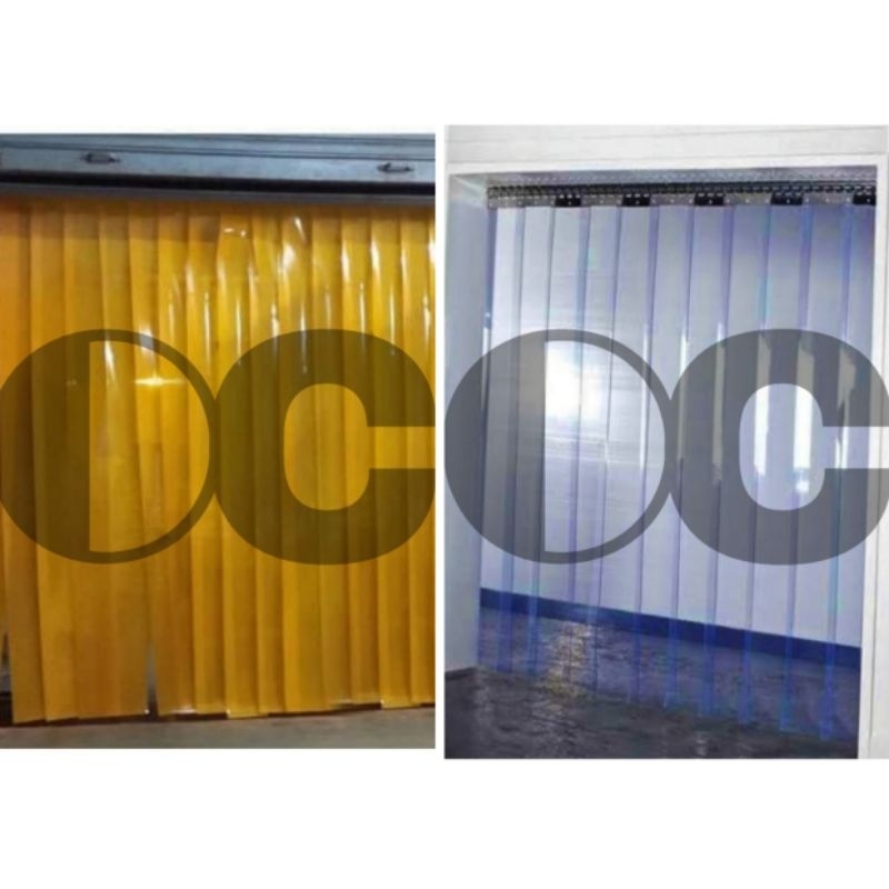 Jual PAKET TIRAI PLASTIK PVC CURTAIN KOMPLIT TINGGAL PASANG L 2M X T 2M ...