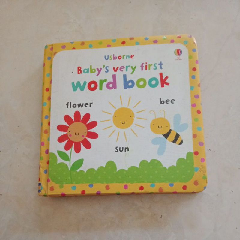 Jual Buku anak anak usborne baby's very first word book | Shopee Indonesia