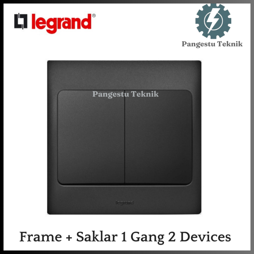 Jual Legrand Mallia - Saklar Seri + Frame / Saklar 1 Gang 2 Devices 1 ...