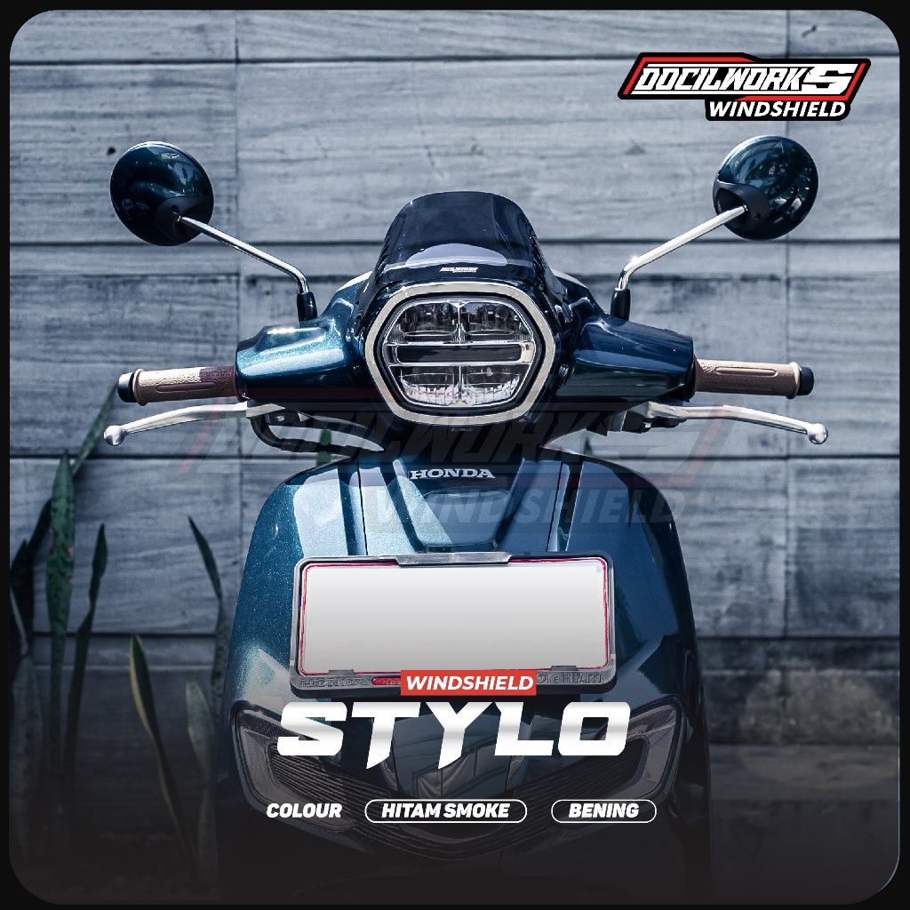 Jual Docilworks - Visor Windshield STYLO | Shopee Indonesia