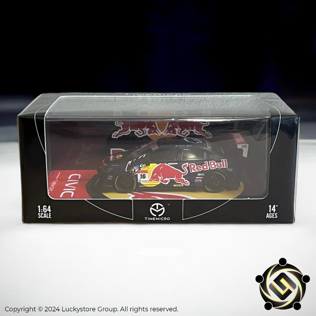 Jual Time Micro 1:64 Honda Civic Type R FD2 Modified Red Bull Racing Livery Limited | Shopee ...