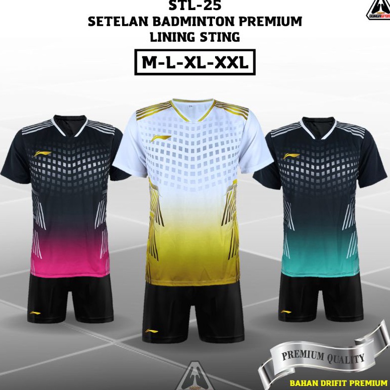 Jual LANGSUNG ATC STL25 SET STING SETELAN BADMINTON PREMIUM DEWASA ...