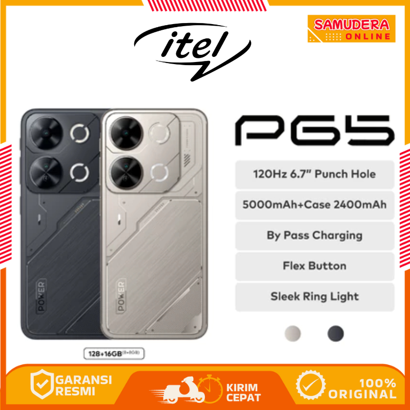 Jual itel P65 RAM 8+8/128GB - Cyber Design with Sleek Ring Light ...