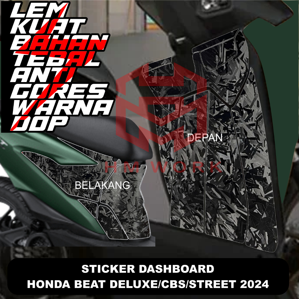 Jual STICKER DASHBOARD BEAT CBS | DELUXE | STREET TAHUN 2024 ...