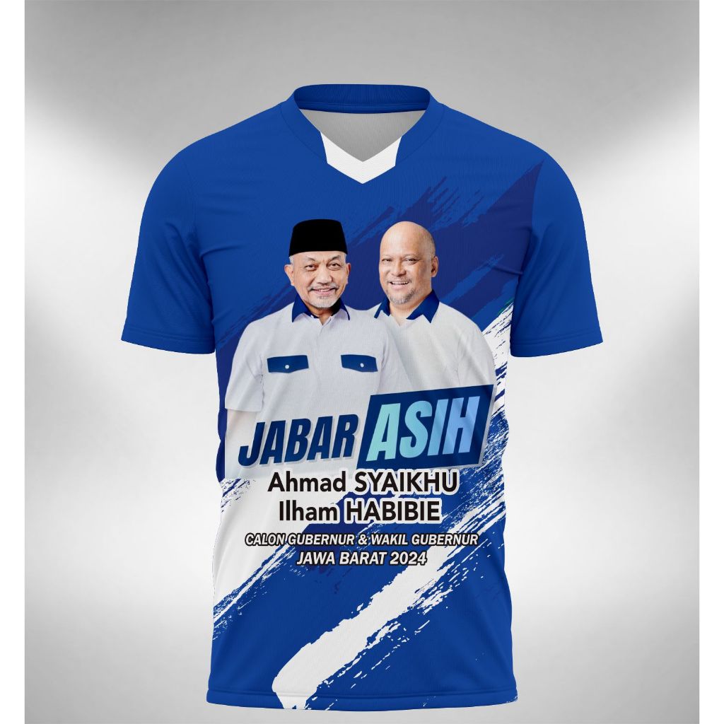 Jual Jersey Kaos Pilkada Pilgub JABAR Ahmad Syaikhu Ilham Habibie Calon ...