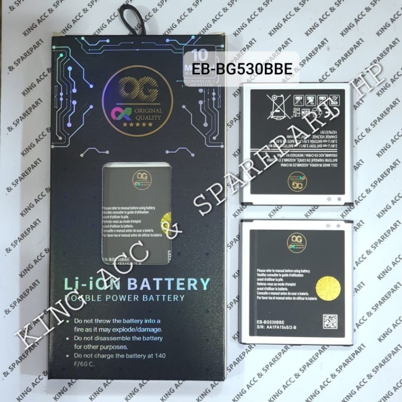 Jual NEW OG SUPER / BATERAI BATRE BATTERY EB-BG530BBE SAMSUNG GRAND ...