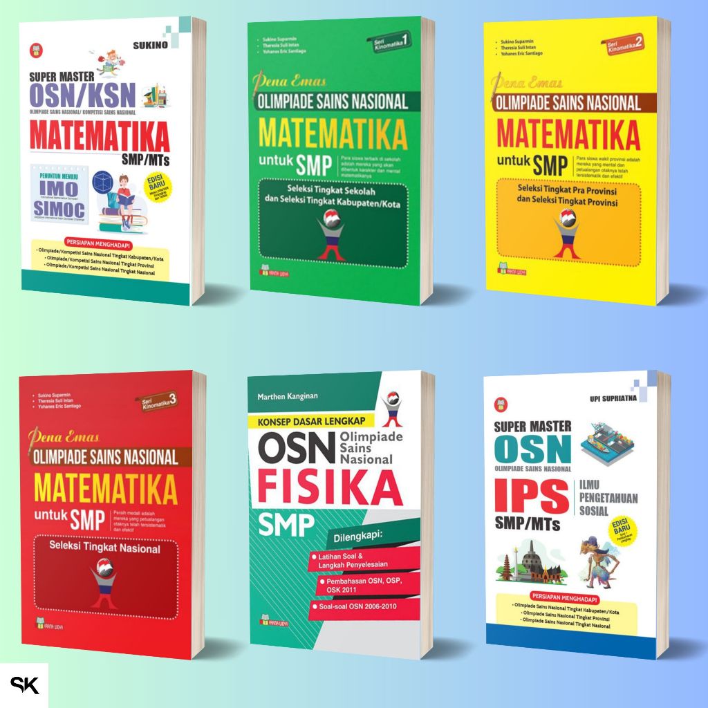 Jual Buku OSN/KSN/Olimpiade Matematika Jilid 1/2/3/Fisika/IPS SMP | Shopee Indonesia