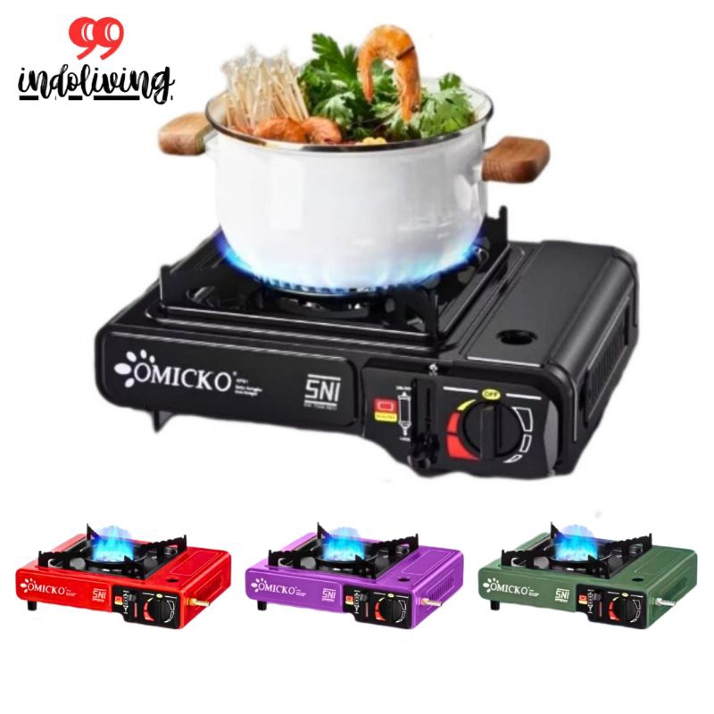 Jual Kompor Gas Portable 1 Tungku Free Koper | Shopee Indonesia