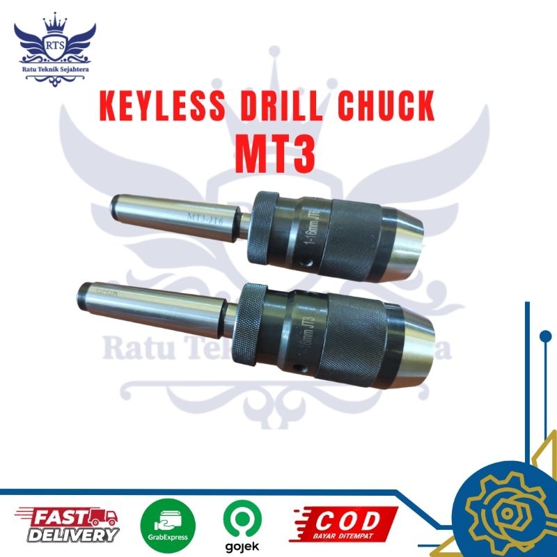 Jual Keyless Drill Chuck MT3 1-16mm Baru | Shopee Indonesia