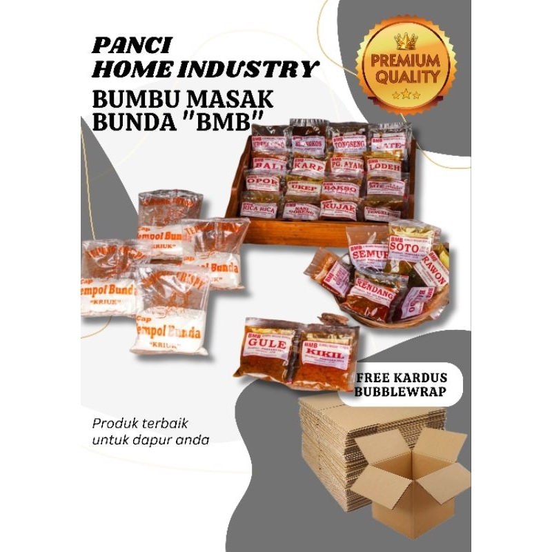 Jual Bumbu Masak Bunda BMB Sejenis BMM Krengseng Gule Kare Soto Sambal ...