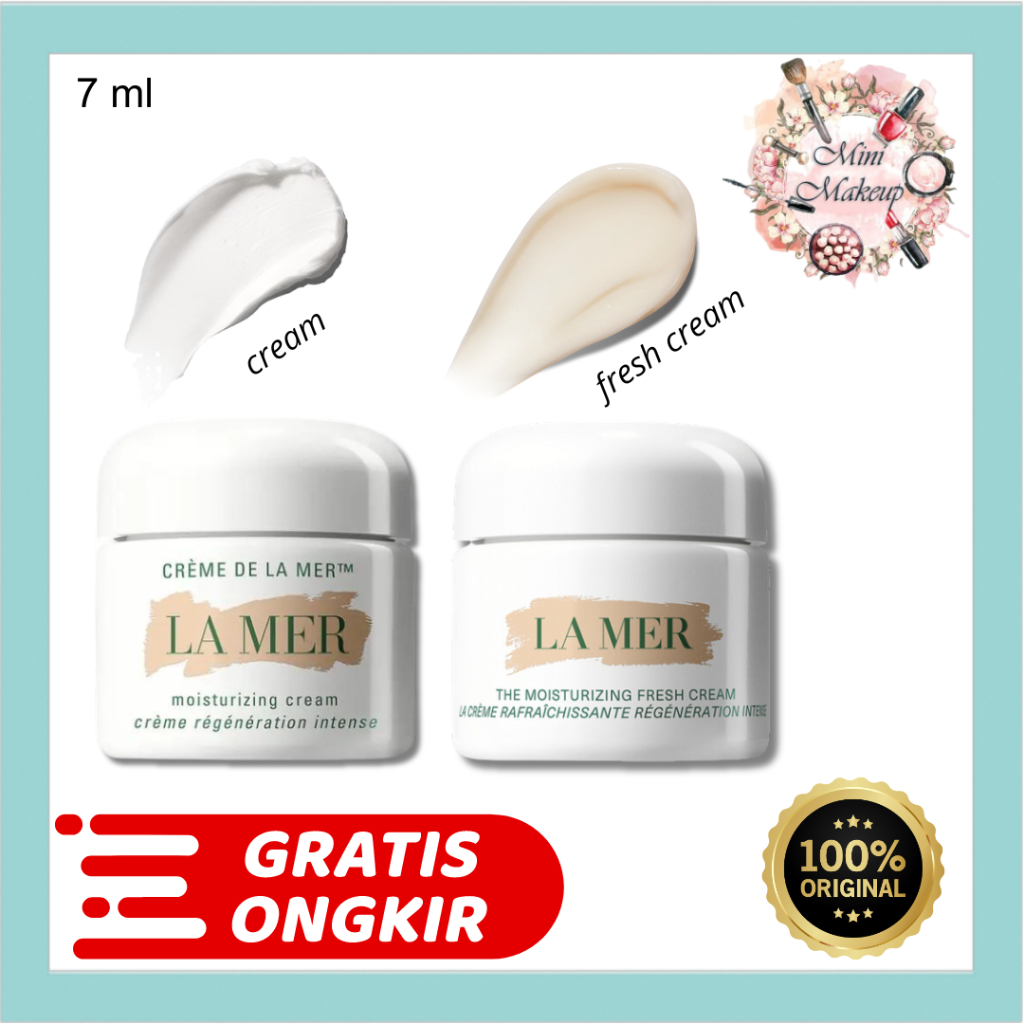 Jual La Mer the Moisturizing Cream & Fresh Cream Travel Size 7ml ...
