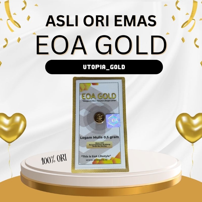 Jual 1 gram eoa gold asli emas 24 karat | Shopee Indonesia