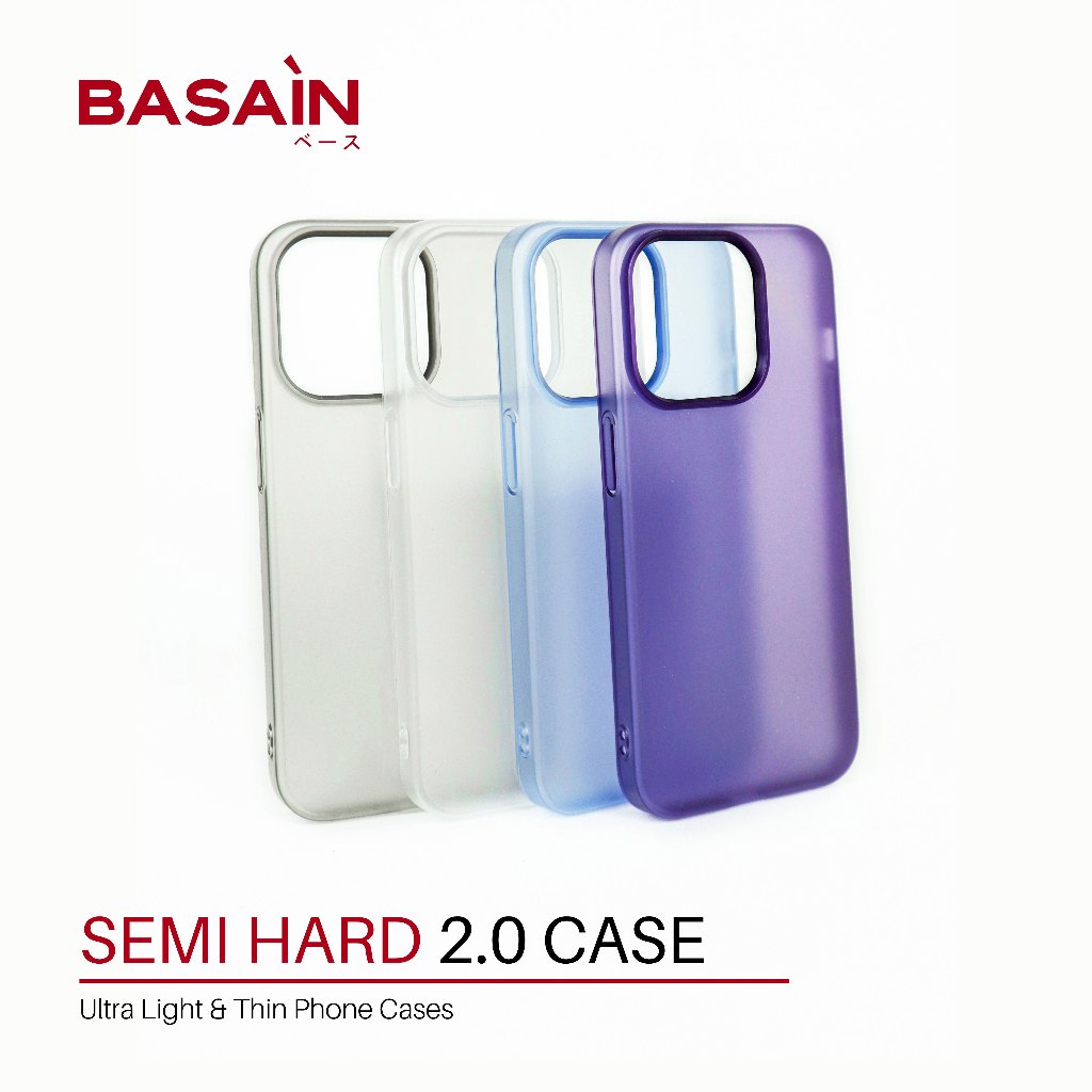 Jual BASAIN Casing iPhone 15/Plus/Pro/Max Semi Hard 3.0 BASAIN Original ...