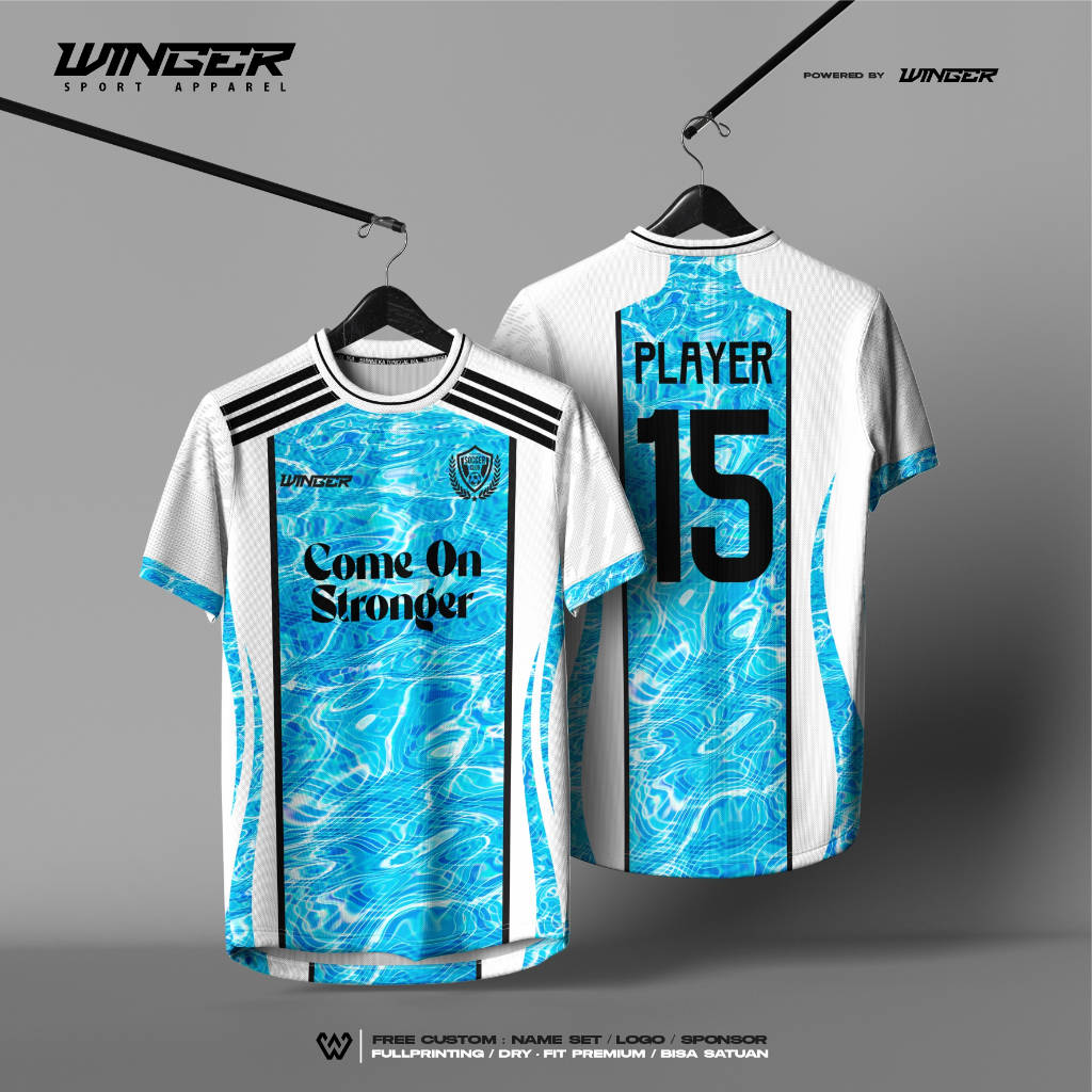 Jual Jersey Futsal Bola AZUL BREEZE (FREE CUSTOM Nama Logo Sponsor ...