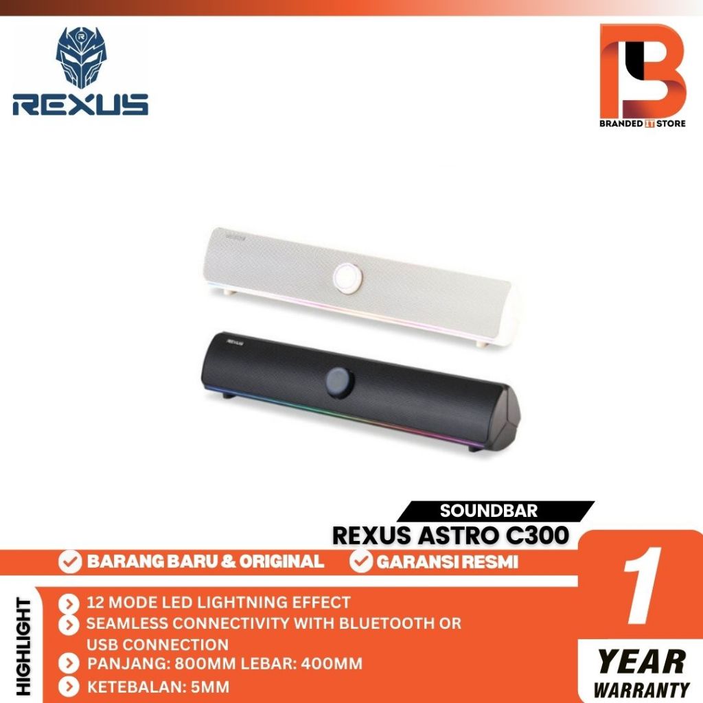 Jual REXUS ASTRO C300 SOUNDBAR Original | Shopee Indonesia