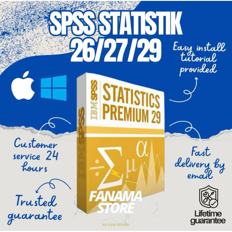 Jual (MAC & WIN) SPSS SMART PLS NVIVO ORIGIN PRO GRAPHPAD PRISM FLOWJO | Shopee Indonesia