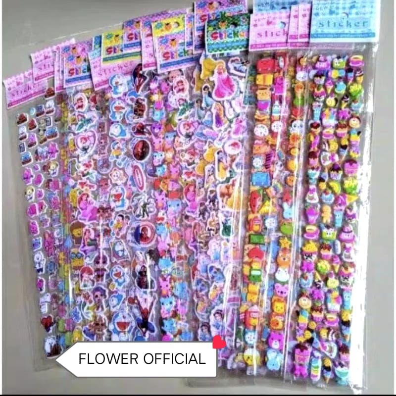 Jual Stiker Panjang/Stiker karakter isi 20 lembar | Shopee Indonesia