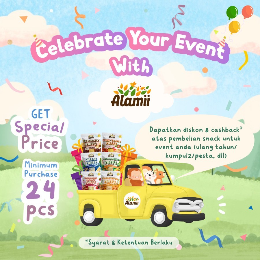 Jual Alamii Puffs - Bundle Minimum 24 x 25g / Special Event Hampers ...
