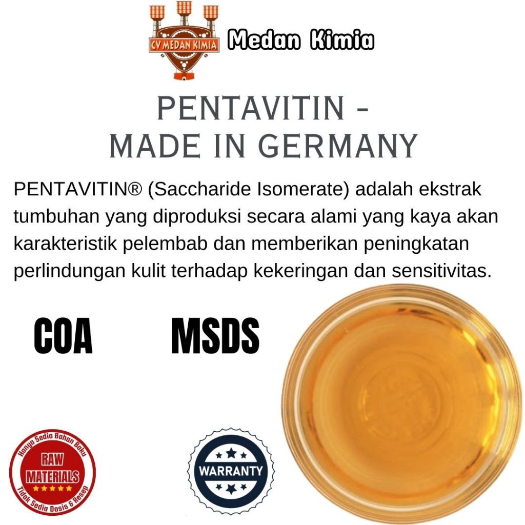 Jual Pentavitin 10gram - Pentavitin Saccharide Isomerate ex Germany - Pentavitin Moisturizing ...