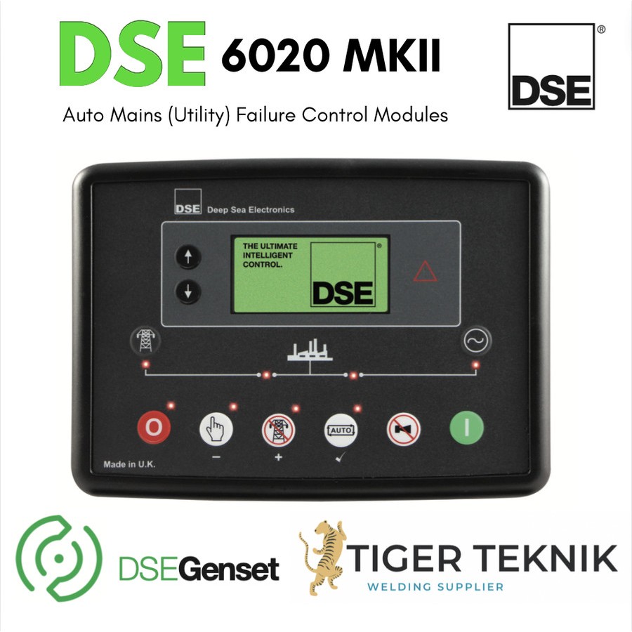 Jual Module Genset DSE 6020 Deepsea MKII Original Auto Mains (Utility) Control Module Generator ...