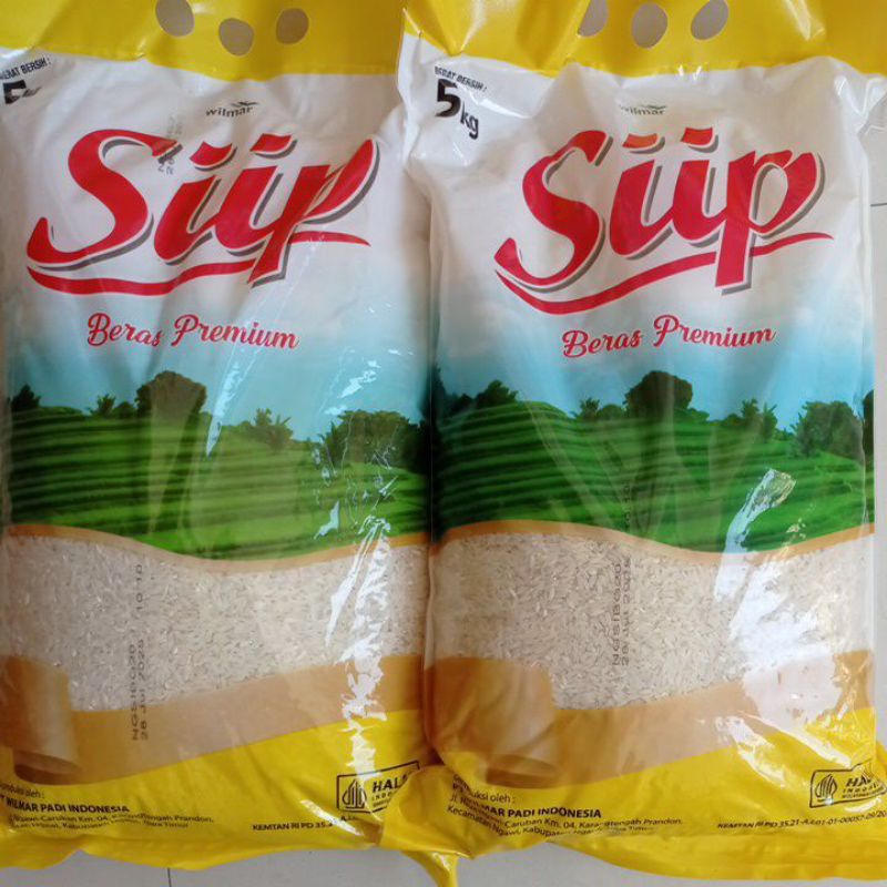 Jual Beras Premium 10kg Siip Beras Putih Utuh Pulen Instant | Shopee ...