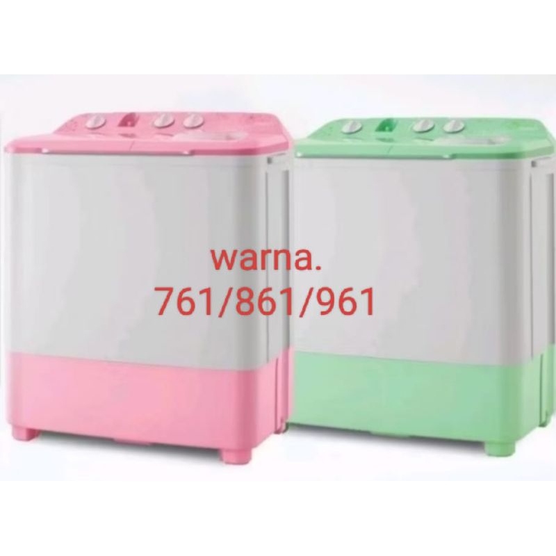 Jual Mesin Cuci 2 Tabung Aqua Qw-961xt/Qw-861xt/Qw-761xt/QW-9031HT/QW ...