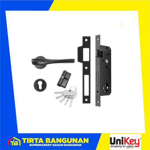 Jual UNIKEY HANDLE PINTU SET/ GAGANG PINTU HRE 259.20 MB + SW 501-40+DC ...