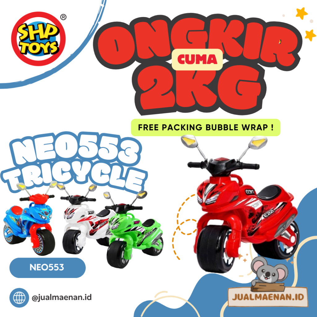 Jual MAINAN ANAK MOTOR BALAP ANAK MOBIL DORONG MOTOR ANAK SHP NEO 553 ...