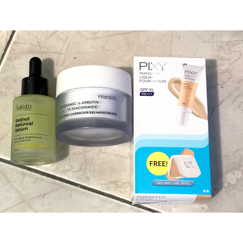 Jual preloved skincare pratista retinol, wardah tranexamid moisturizer ...