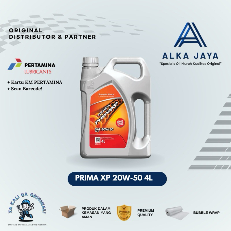 Jual Pertamina Prima XP SAE 20W-50 4L GALON | Shopee Indonesia