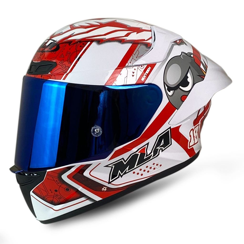 Jual Helm MLA TTC Motif Super Mario | Helm Full Face Paket Ganteng SNI ...