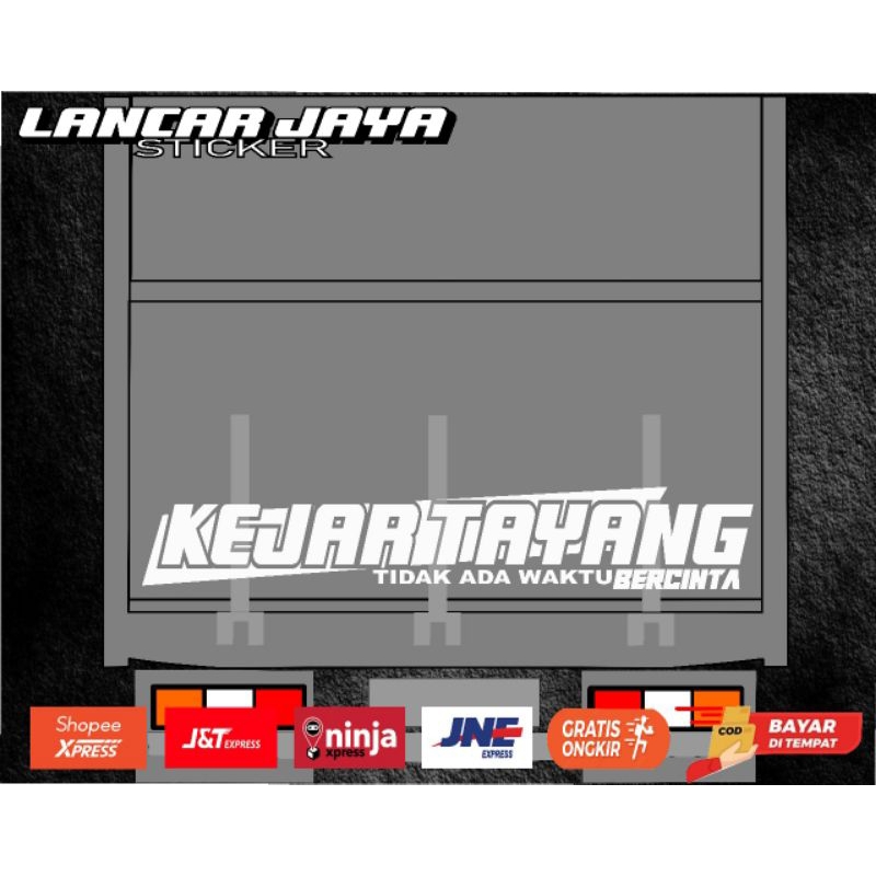 Jual sticker mobil belakng truk, sticker untuk segala jenis mobil ...