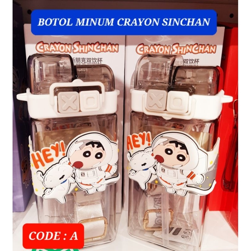 Jual botol minum sedotan shinchan botol karakter anak sinchan botol ...