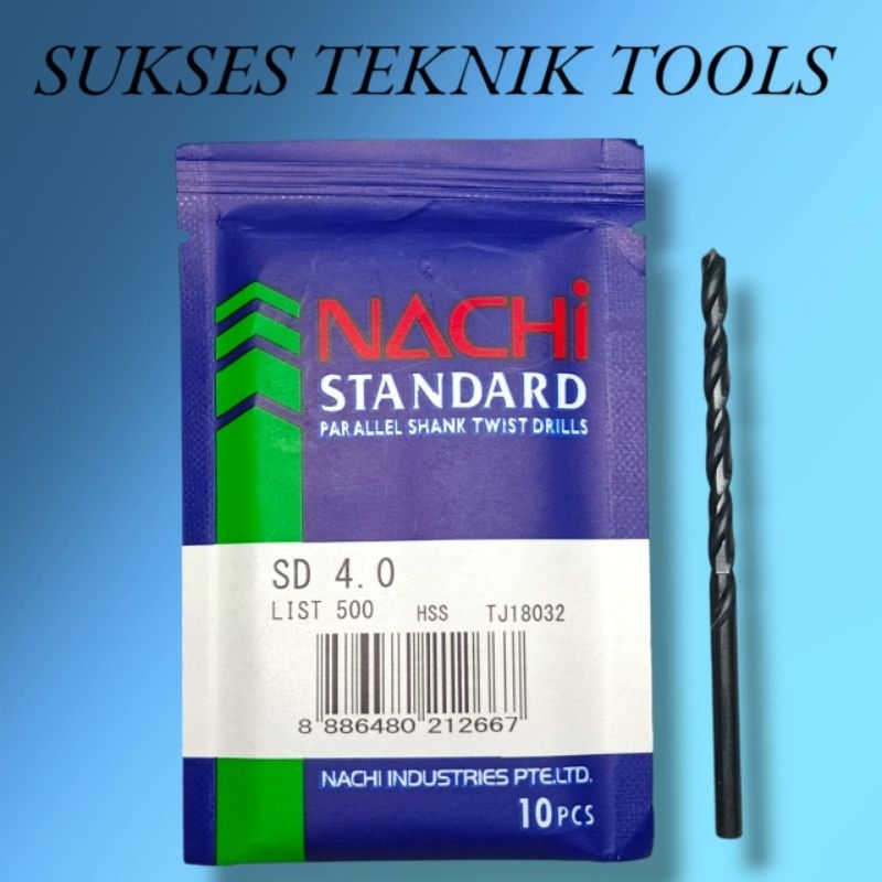 Jual MATA BOR BESI NACHI 4MM HSS ASLI (Harga per 1pcs) | Shopee Indonesia